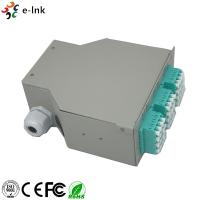 China LC/PC SM Quad Adapters Fiber Optic Switch , Network Patch Panel Splice Distributor for sale