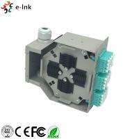 China LC/PC SM Quad Adapters Fiber Optic Switch , Network Patch Panel Splice Distributor for sale