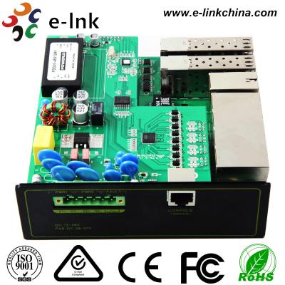 China Managed Ring Protocol Industrial Ethernet POE Switch 8 Port 10/100/1000 BASE -T for sale