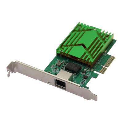 Cina Scheda di rete PCIe 10G ad alta velocità con 2.5G/5G/10G su cavi Cat 5e/6/6a in vendita