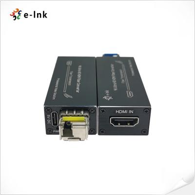 China 4K HDMI Fiber Extender 80km Transmission Uncompressed Lossless Signal Quality for sale
