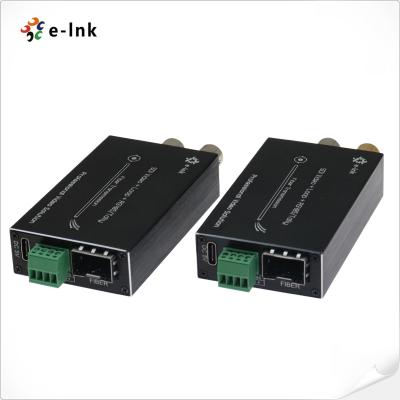 中国 ミニ型3G-SDI - 光ファイバーコンバーター（タリー＆リバースRS485、3G/HD-SDIループ出力付き） 販売のため