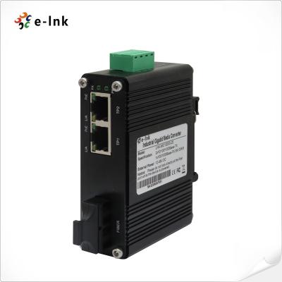China Micro Industrial 90W PoE++ Convertidor de medios estándar IEEE802.3bt en venta