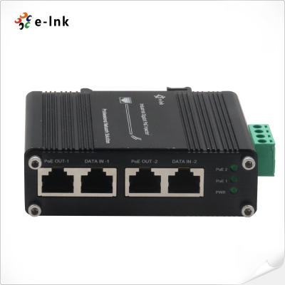 Chine Injecteur PoE industriel avec 2 ports Gigabit et entrée large 12~48VDC à vendre