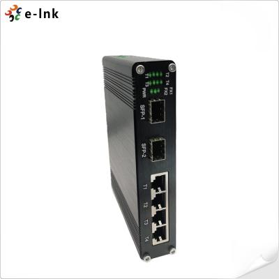 China Industrial Ethernet Switch with 4 TP Ports and 2 Fiber Ports for Integrating Networks for sale