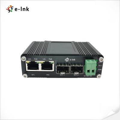 Китай Промышленный коммутатор Ethernet DIN Rail SFP поддержка 30W PoE 802.3at продается