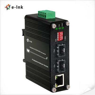 중국 산업용 1G/10G SFP+ OEO 3R 리피터 이더넷 미디어 변환기 판매용