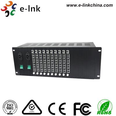 China High Density 4U Mux Chassis 16 Slots Hot Swappable Modules Easy Install for sale