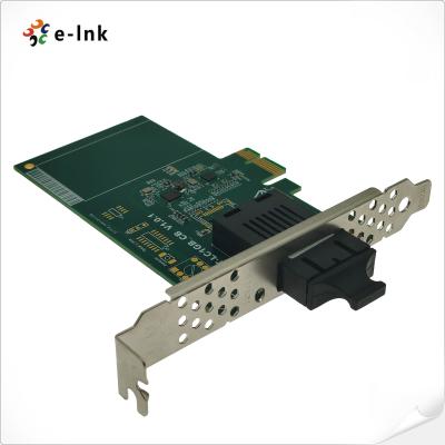 Китай Промышленная NIC-карта из волокна 100M PCI-E SC SFP Interface Серверная производительность продается