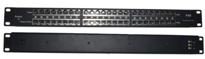 중국 중앙화된 장치 전원을 위한 24-포트 1U 랙마운트 패시브 PoE 주입기 판매용