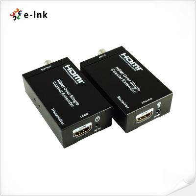 China HDMI Over Coax Extender 100m Range IR Control Single Cable Solution for sale