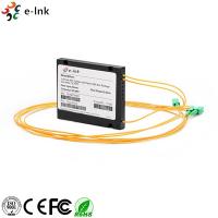 China PLC Fiber Optic Switch Splice / Pigtailed ABS Module 2.0mm SC/APC Singlemode for sale