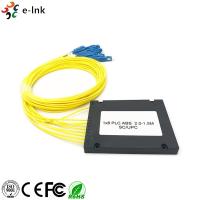 China PLC Fiber Optic Switch Splice / Pigtailed ABS Module 2.0mm SC/APC Singlemode for sale