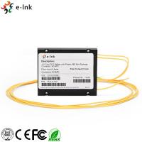 China PLC Fiber Optic Switch Splice / Pigtailed ABS Module 2.0mm SC/APC Singlemode for sale