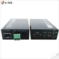 China E- Link HDMI Over Fiber Optic Extender 1 Channel Audio RS232 Data Single Mode for sale