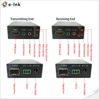 China E- Link HDMI Over Fiber Optic Extender 1 Channel Audio RS232 Data Single Mode for sale