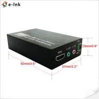 China E- Link HDMI Over Fiber Optic Extender 1 Channel Audio RS232 Data Single Mode for sale
