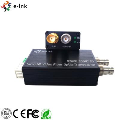 China Backward RS485 Data SDI To Optical Fiber Converter With Tally Signal / Backward RS485 for sale