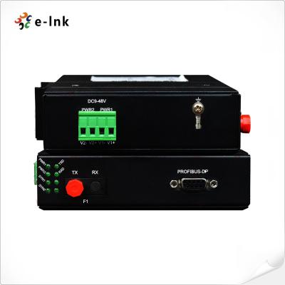 China IP40 FPGA Profibus-DP Fiber Optic Converters 35mm DIN Rail for sale