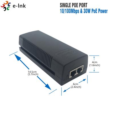China POE Power Over Ethernet Injector , RJ45 Interface Power Over Ethernet Adapter for sale