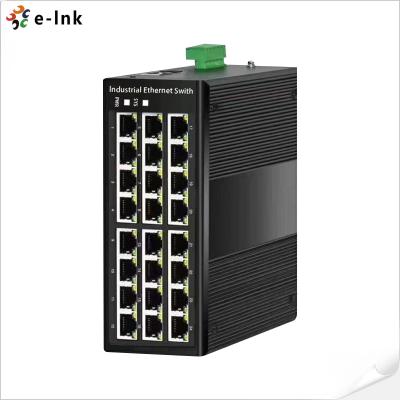 Cina IPv6 porto a fibra ottica 10/100/1000T 8KV del commutatore 16 di Ethernet di protocollo DC57V in vendita