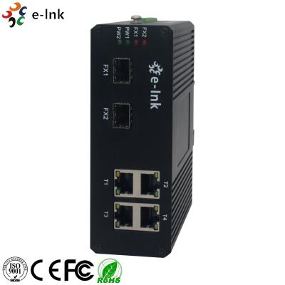 Cina Ethernet industriale POE di 10/100/1000T 132W 57VDC commuta 2 il porto 1000X in vendita