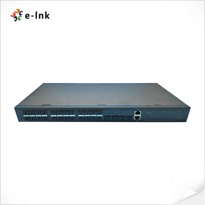 Китай L3 управляло переключателем RSTP 24 гаван 1000Base-X 1490nm AC230V оптического волокна продается