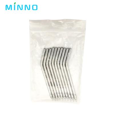 Cina 10pcs di acciaio inossidabile Dental Air Triple Syringe 3 Way Dental Air Water Spray Spray Nozzles Tips in vendita