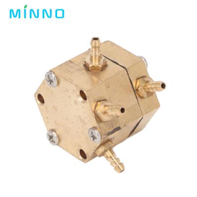 China Dental Water Valve Regulator Hexagonal Easy Install Dental Water Pressure Valve Copper High Passability Firm for sale