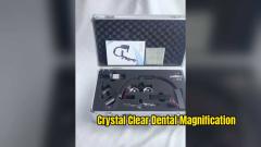View Dental Loupes Medical headlight magnifying glass Demo