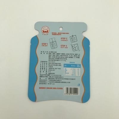 Cina VMPET che su ordinazione matto a forma di insacca la serratura di plastica dello zip insacca con l'OEM di logo in vendita