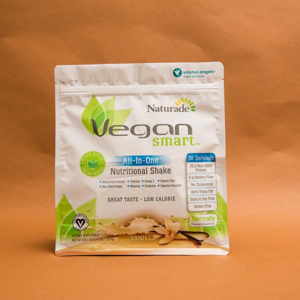 Vmpet 120mm Side Gusset Flat Bottom Bags Pouch 130 Microns Vegan Nutritional