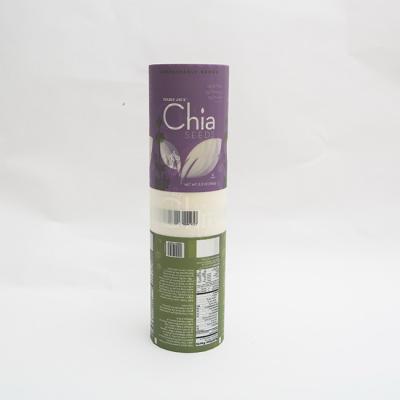 Cina 8.5oz Chia Seeds Printed Shrink Wrap che imballa imballaggio per alimenti dei film antimicrobici flessibili in vendita