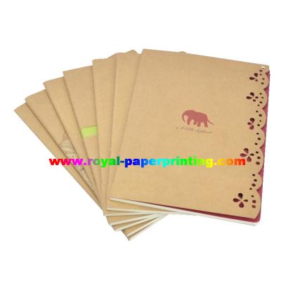 China kraft paper notebook/exercies book/school book/notepad printing for sale