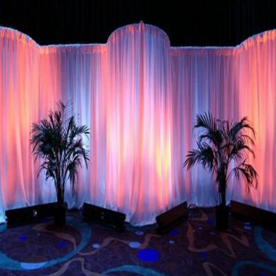 China Hot sale! pipe and drape backdrops for wedding and events wedding decoration backdrop poles for sale
