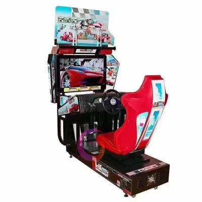 China Coin Operated Outrun 32 Car Racing Game Machine Sitdown Driving 110V/220V for sale