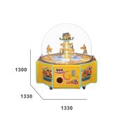 China 4 People Candy Arcade Machine Capsule Toy Game Machine Customizable for sale