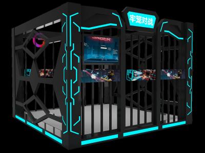 China Large VR Gaming Machine Multiplayer 3 4 5 Players Shooting Game Platform for sale
