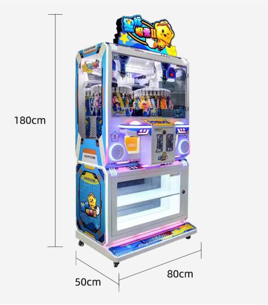 Quality Indoor 2 Players Clip Keychain Arcade Machine Boutique Clip Prize Game Machines for sale