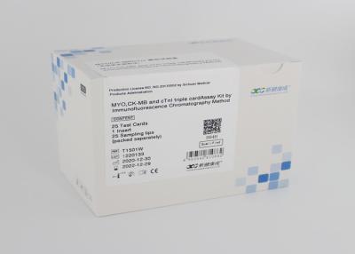 Cina Corredo rapido della prova di punto HFIAS-1000 uno, test diagnostici cardiaci di Myo CK-MB CTnI in vendita