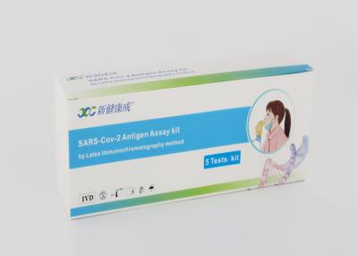 Cina Corredo nasale della prova di droga del Rapid Response di auto Covid-19 5 pacchetti del dispositivo di IVD in vendita
