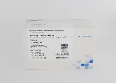 Cina Rapida corredo cardiaco 1.6ng/ml della prova della troponina di 4 minuti per le cliniche POCT di Outpaitient in vendita