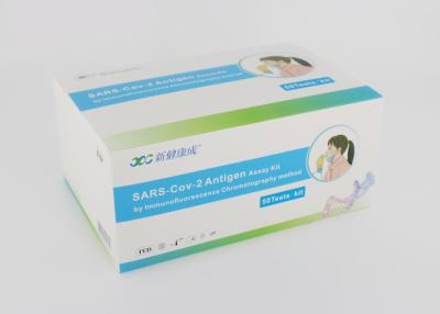Cina corredo rapido della prova di Covid 19 di analisi dell'antigene di 2-30C IVD, corredo della prova del virus di immunofluorescenza in vendita