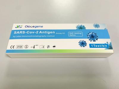 Cina Corredi rapidi Sars-Cov-2 di rilevazione dell'antigene rapido di T4102W COVID-19 da saliva come esemplare in vendita
