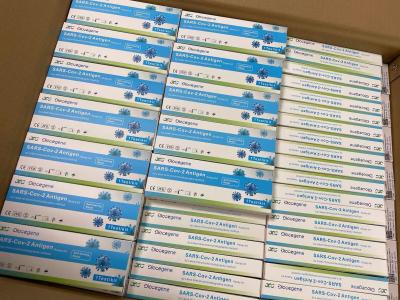 中国 T4001W箱のCovid 19の抗原の鼻の乳液テスト キット15分の時間 販売のため