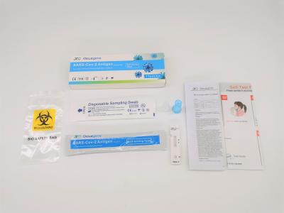 China Teste rápido Kit Saliva do antígeno dos Sars Cov 2 método de uma imunofluorescência de 15 minutos à venda