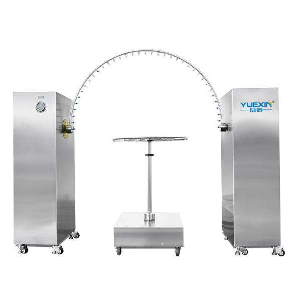 Quality Suitable  IPX3-4 R800 mm Oscillating Tube Rain Test Machine with Flow Sensor for sale