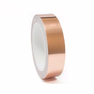 Cina Nastro di rame impermeabile conduttivo della stagnola di spessore 0.08mm in vendita