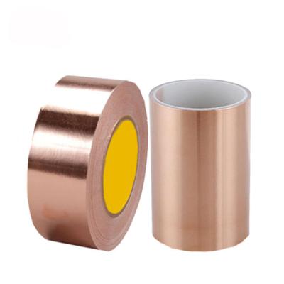 Cina Nastro di rame impermeabile conduttivo della stagnola di spessore 0.08mm in vendita