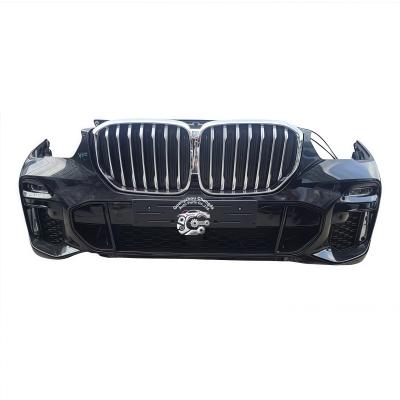 China For BMW X5 G05 M Body Kit Front Bumper Grille Mudguard Assembly Plastic Front Face Condition Front Mouth Radiator Fan for sale